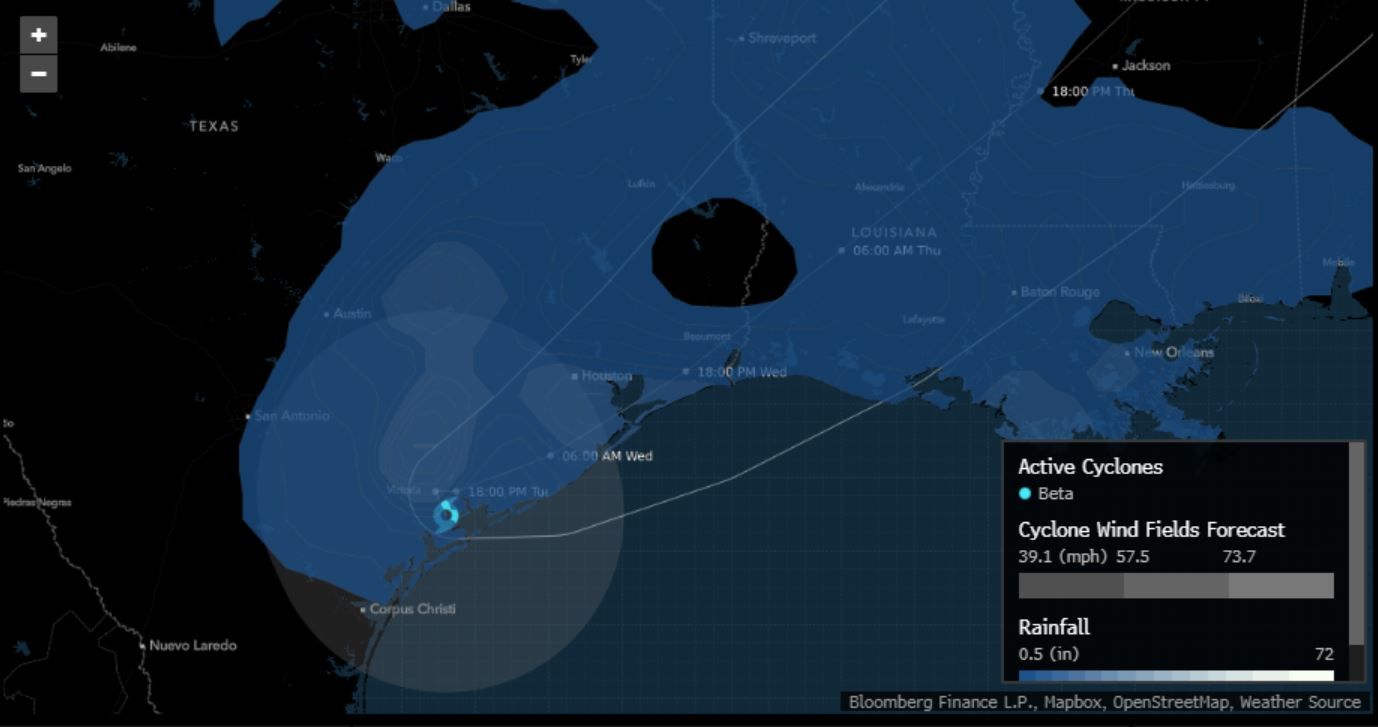 Tropical Storm Beta Floods Houston, Dumps Rain on Gulf Coast