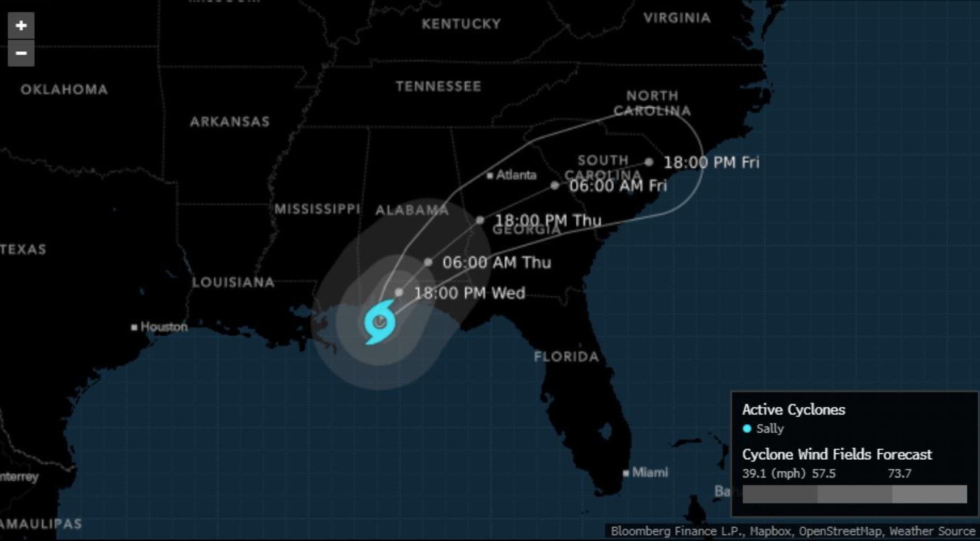 Tropical Storm Sally Drenches South With ‘Historic’ Flooding