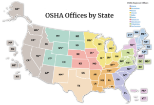 OSHA to Change Regional Structure. Here’s the New Map of OSHA Offices ...