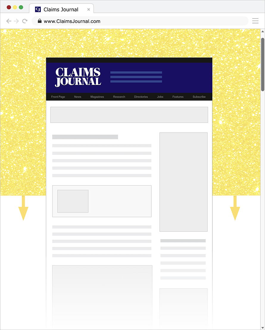 Website Advertising - Claims Journal
